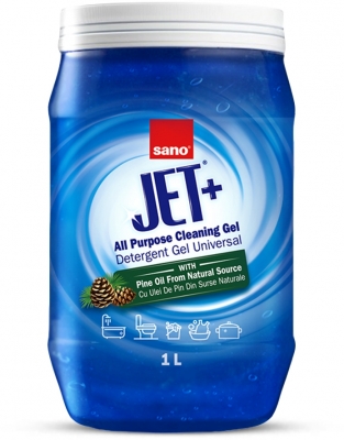 Detergent gel universal cu ulei de pin, Sano Jet, 1L - BNB