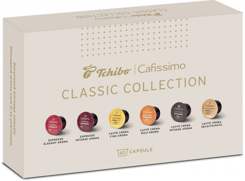 Set capsule cafea Tchibo Cafissimo Classic Collection 6 cutii/set - BNB