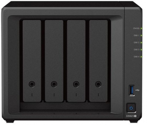 Server synology NAS, 4 x 3.5/2.5 sata hdd/ssd, M.2 Drive Slots, AMD ...