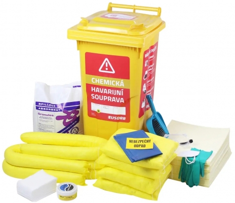 KIT mobil de urgenta Eusorb, chimica, HSP 120, capacitate de absorbtie ...