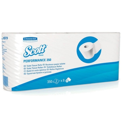 Hartie igienica Scott 2 straturi, 8 role/pachet Kimberly-Clark - BNB