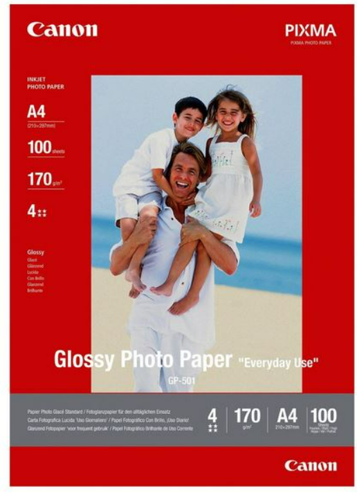 Hartie foto lucioasa, Canon Glossy Photo Paper, 360 x 430 mm, A4, 200 g ...