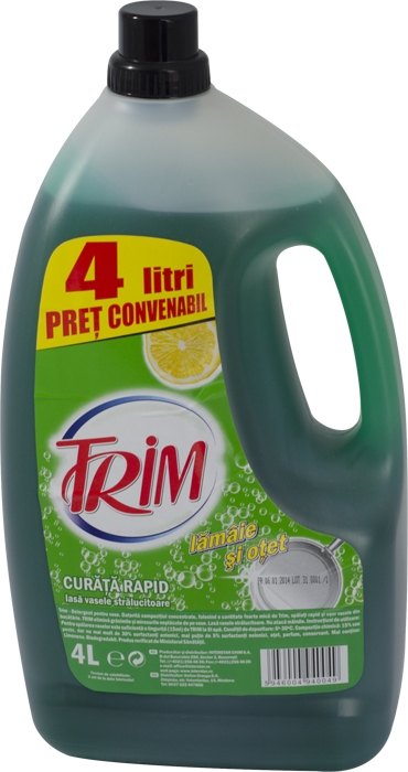 Detergent de vase Trim 4 L lamaie si otet - BNB