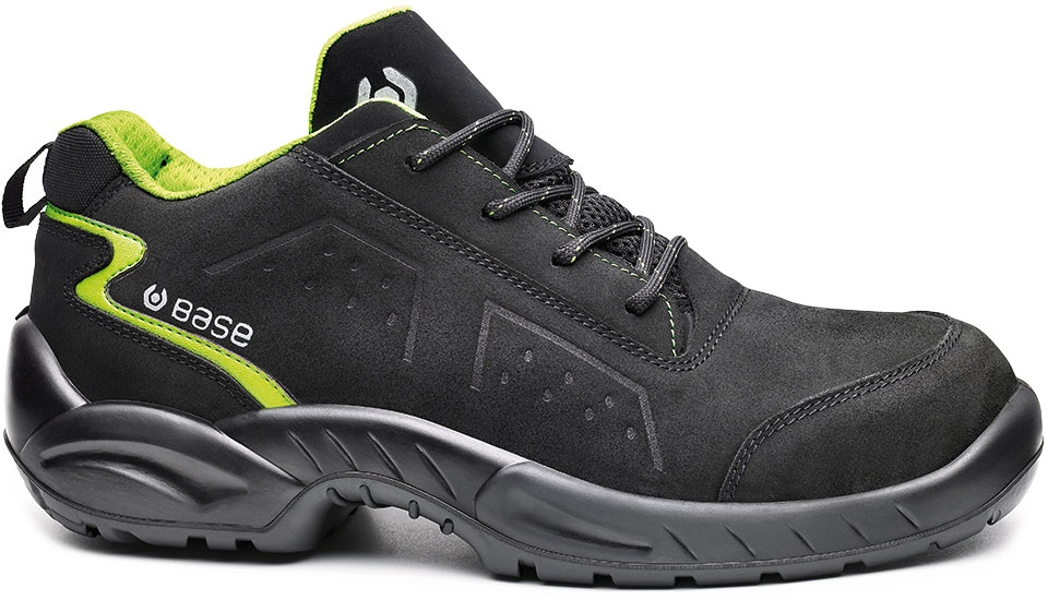 Pantofi Chester, negru/verde, Base Smart, Portwest - BNB