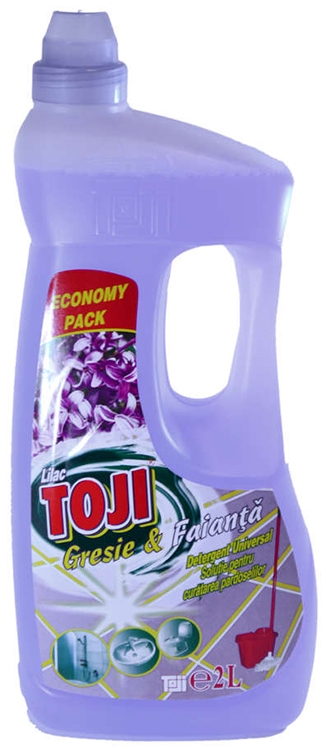 Solutie curatare gresie si faianta, flori de liliac, 2l, Toji - BNB