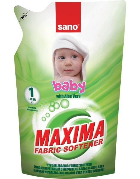 Balsam rezerva Sano Maxima, Baby Aloe Vera, 1L - BNB