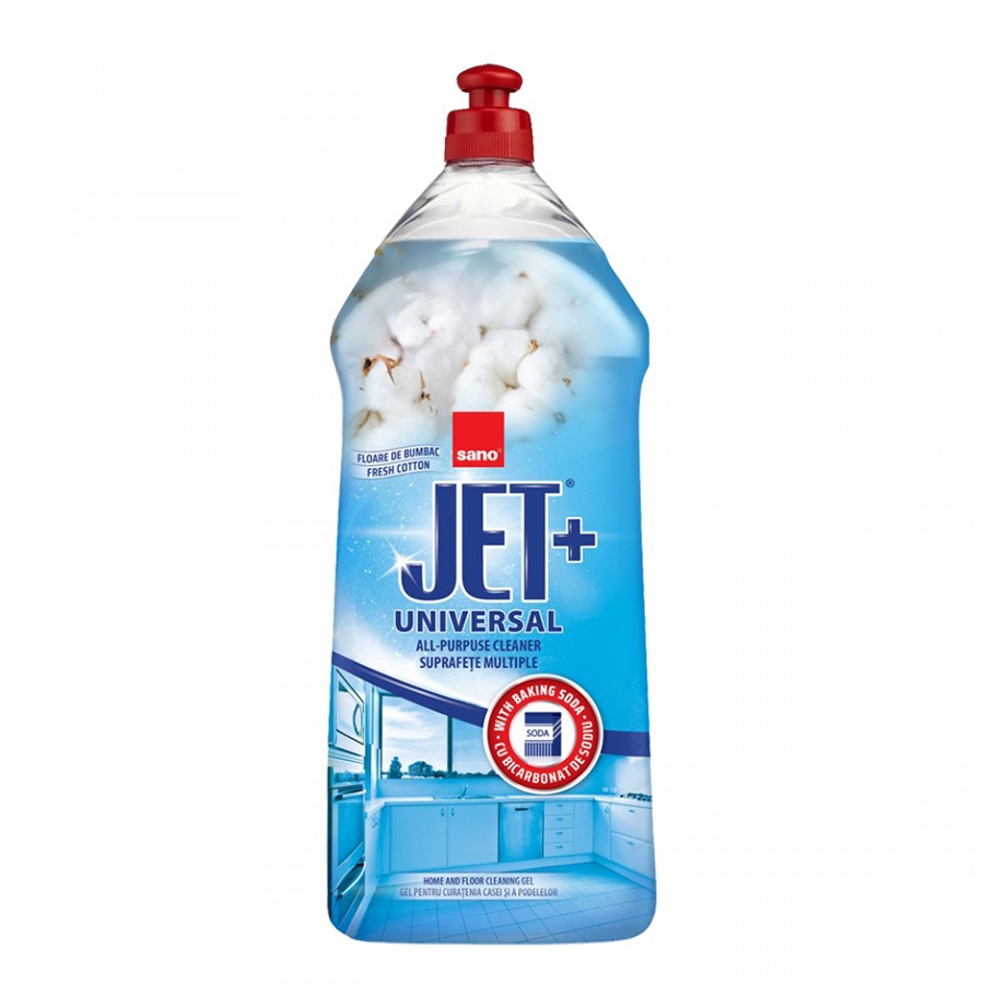 Detergent gel cu bicarbonat Sano, Jet, 1.5L - BNB