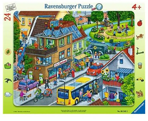Puzzle Tip Rama Orasul Nostru Verde, 24 Piese Ravensburger - BNB