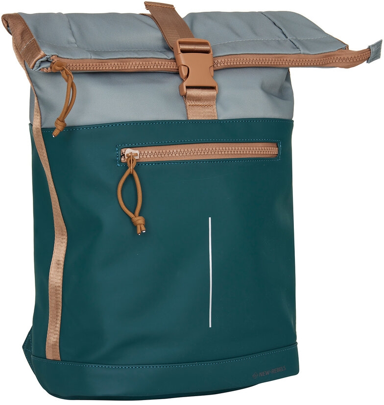 Rucsac Ferron New York Rolltop, New Rebels, petrol - BNB