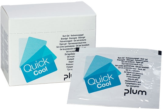 Gel pentru arsuri QuickCool, set 18 bucati, Plum - BNB
