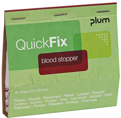 Plasturi QuickFix, set 45 bucati, hemostatici, Plum - BNB