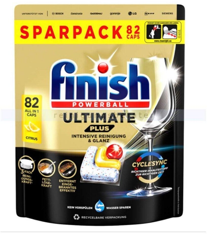 Capsule pentru masina de spalat vase Ultimate Plus Powerball Lemon ...