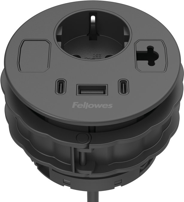 Priza modulara Filex Power-Spot, eGST, 80mm, USB-A + 2x USB-C, cablu ...