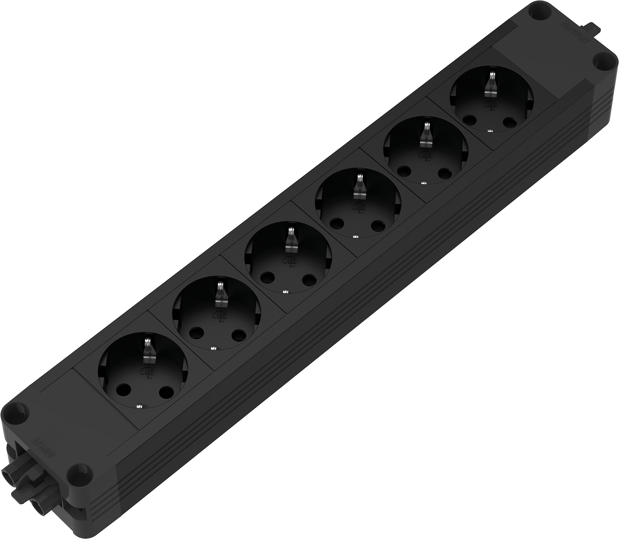 Bloc priza modulara eGST 2.0, Filex Power Strip, 6 iesiri, negru ...