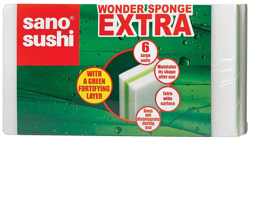 Burete Magic Extra, 7 x 11.5 x 3 cm, 6 buc/set, Sano Sushi - BNB
