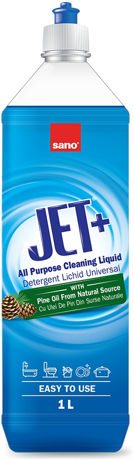 Detergent lichid universal cu ulei de pin, Sano jet +, 1L - BNB