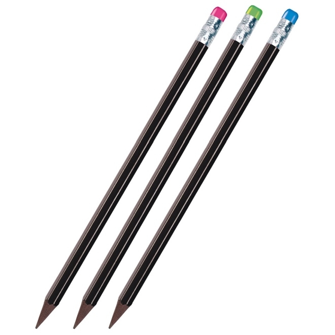 Creion plastic HB Flexibil, Centrum, cu guma - BNB