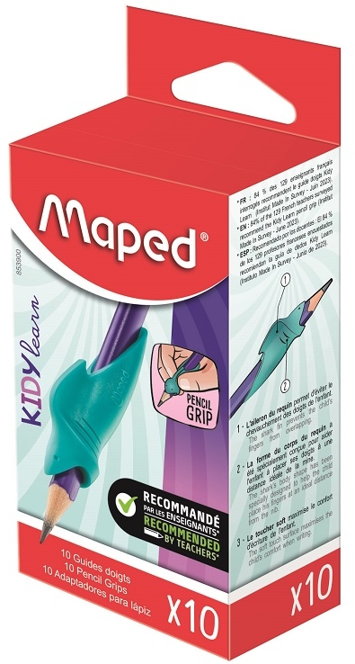 Ghidaj degete pentru creion Maped Kidy Learn, 10 buc - BNB
