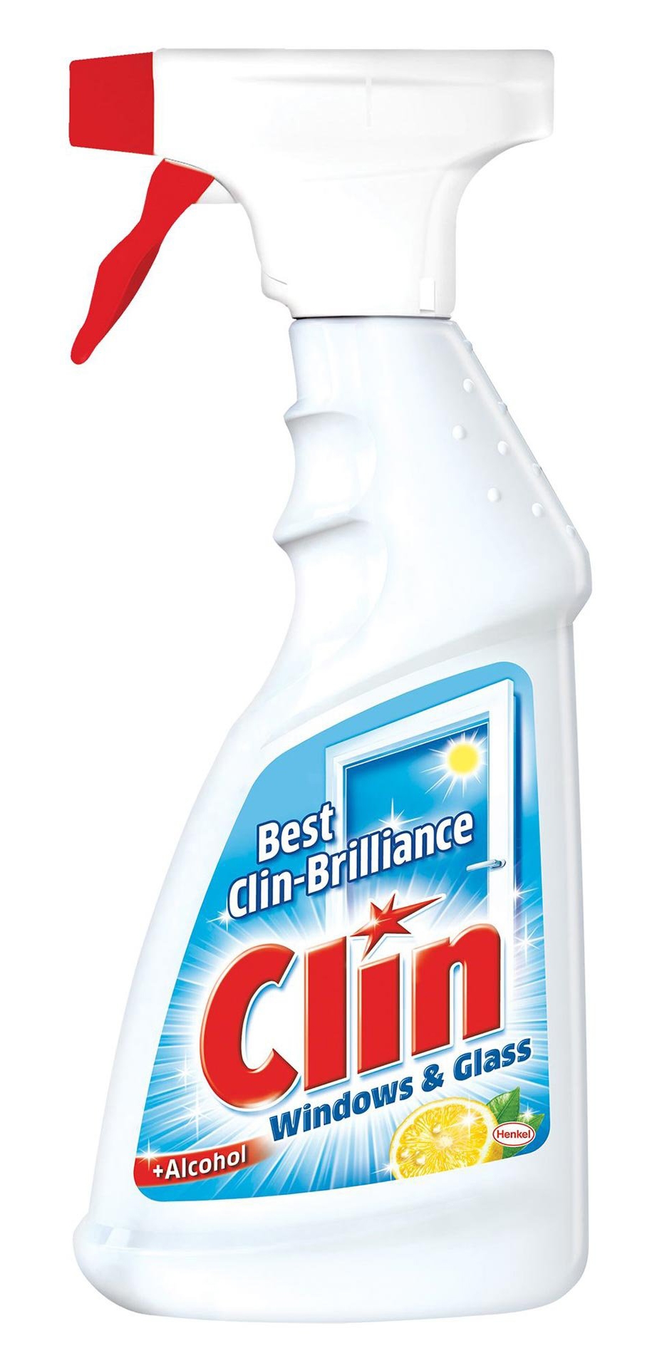 Detergent pentru geamuri cu pompa 500 ml lemon Clin - BNB