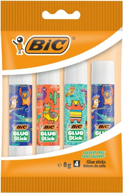 Lipici solid BIC, Eco Decor, 8 gr, 4 buc/set - BNB