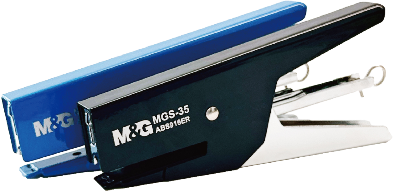 Capsator M&G, tip cleste, cu capse, diverse culori - BNB