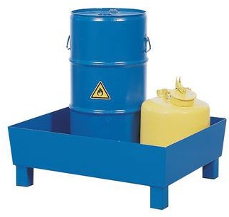 Cuva metalica de captare fara grilaj, picioare integrate, pentru 1 ...