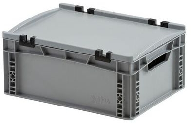 Naveta Euro din plastic PE cu capac, 15 l - BNB