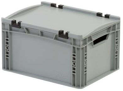 Naveta Euro din plastic PE cu capac, 20 l - BNB