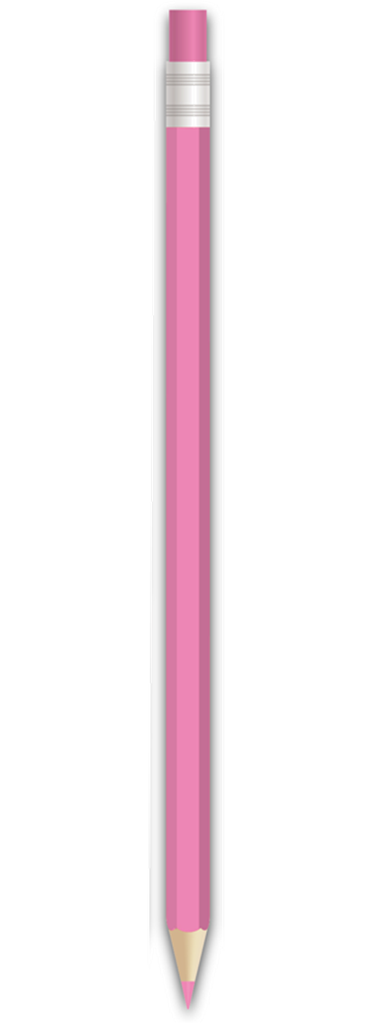 Creion colorat mecanic din plastic M&G, roz - BNB