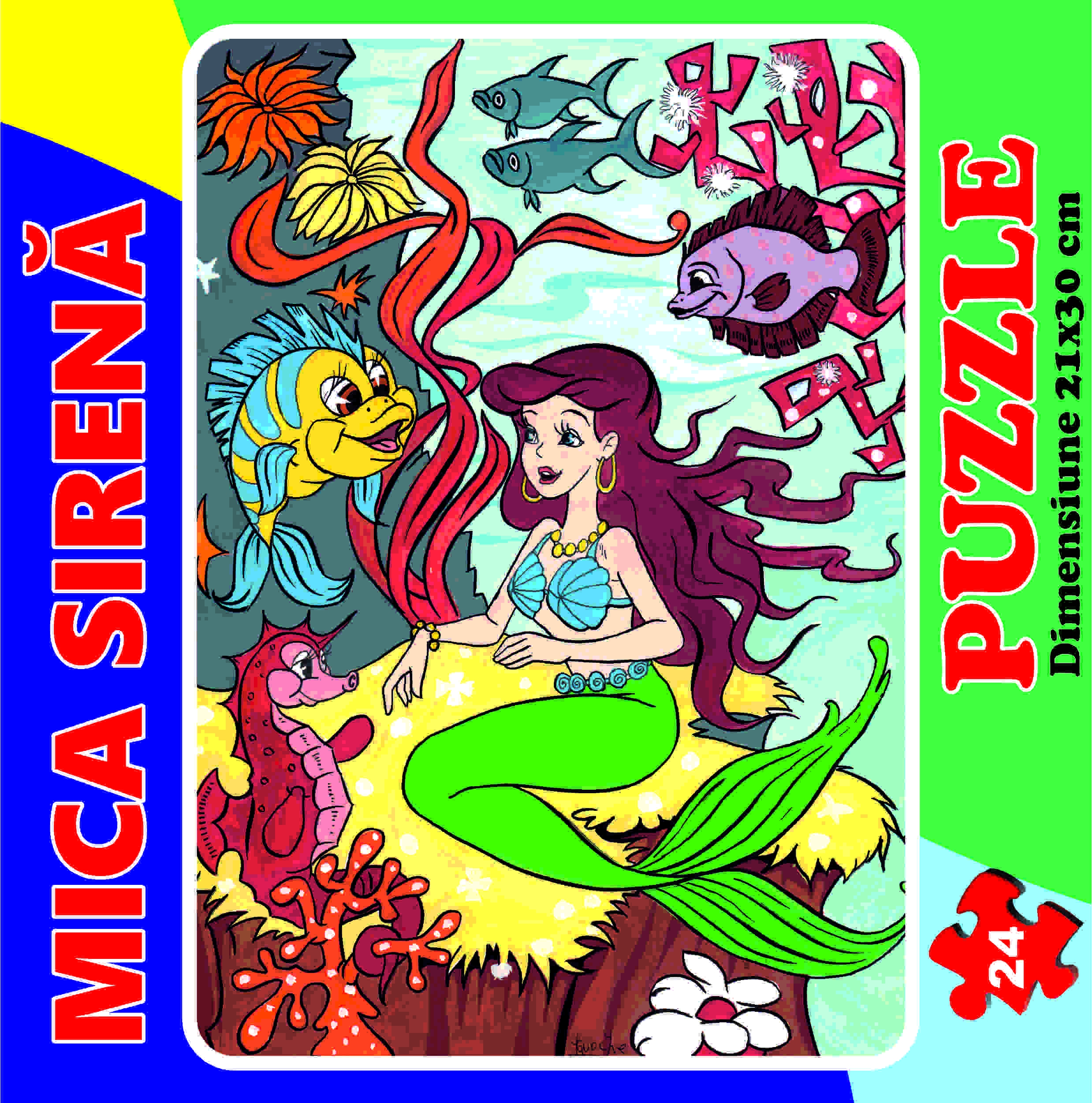 Puzzle 24 de piese - Mica Sirena - BNB