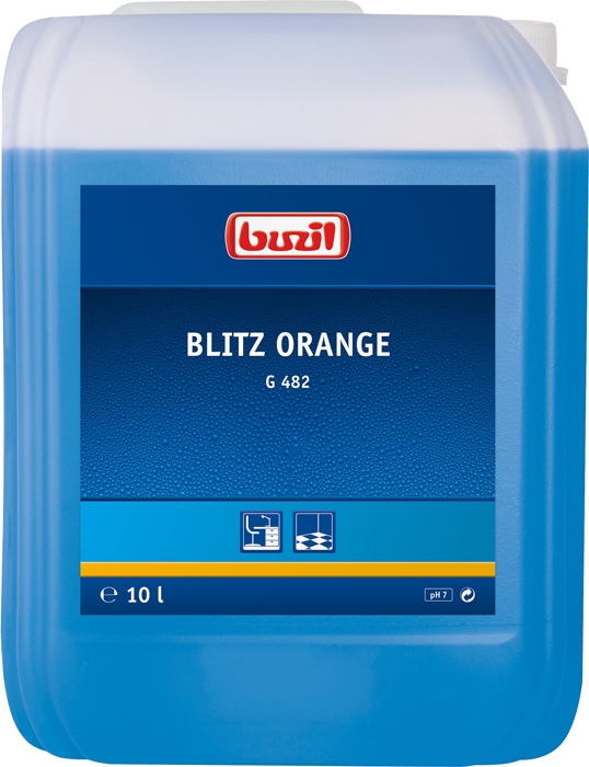 Detergent neutru multisuprafete Blitz Orange G482 10L Buzil - BNB