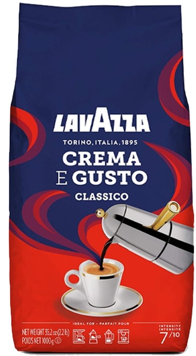 Cafea boabe, Crema E Gusto Classico, 1 kg, Lavazza - BNB