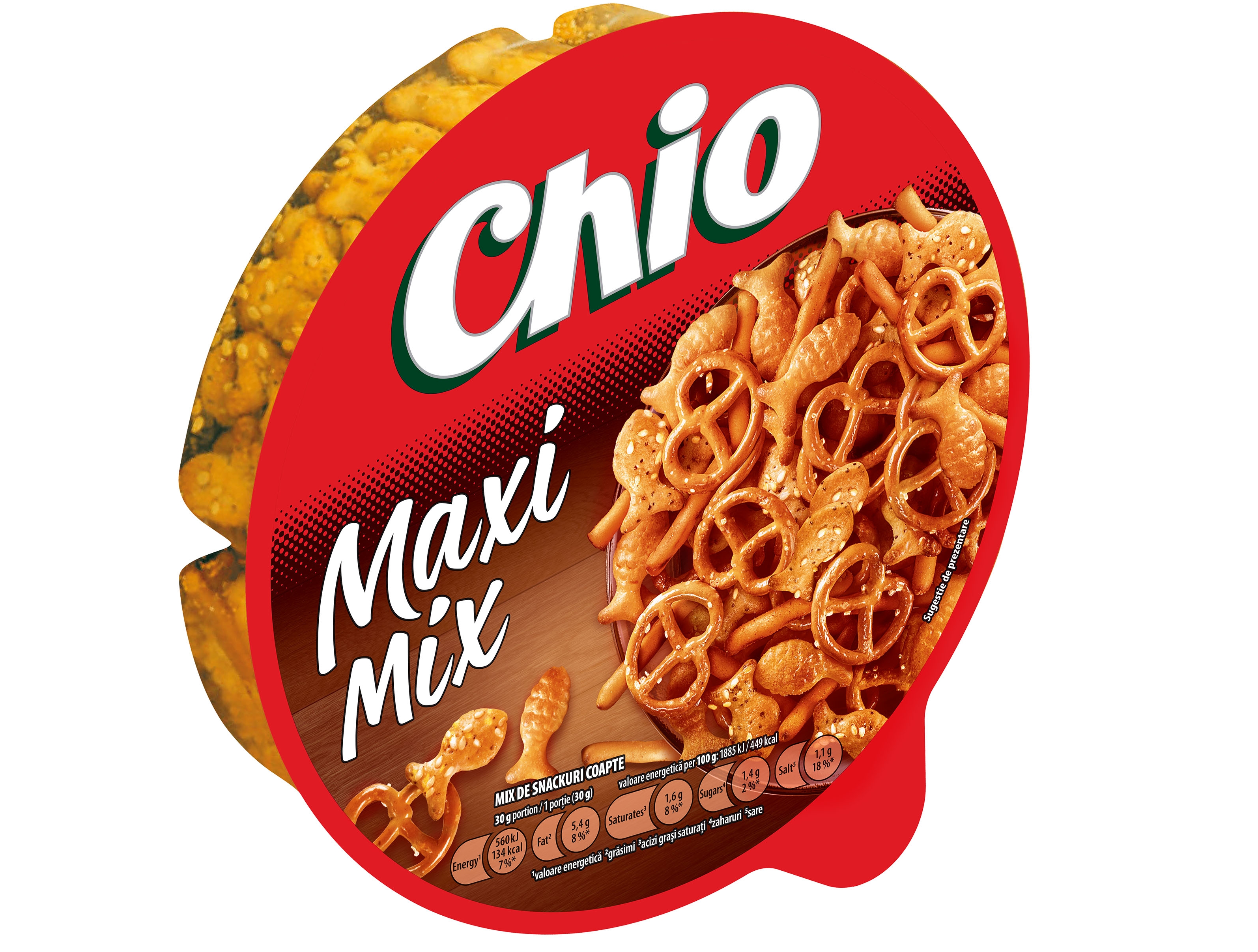 Saratele Chio Maxi Mix covrigei si biscuiti, 100g - BNB