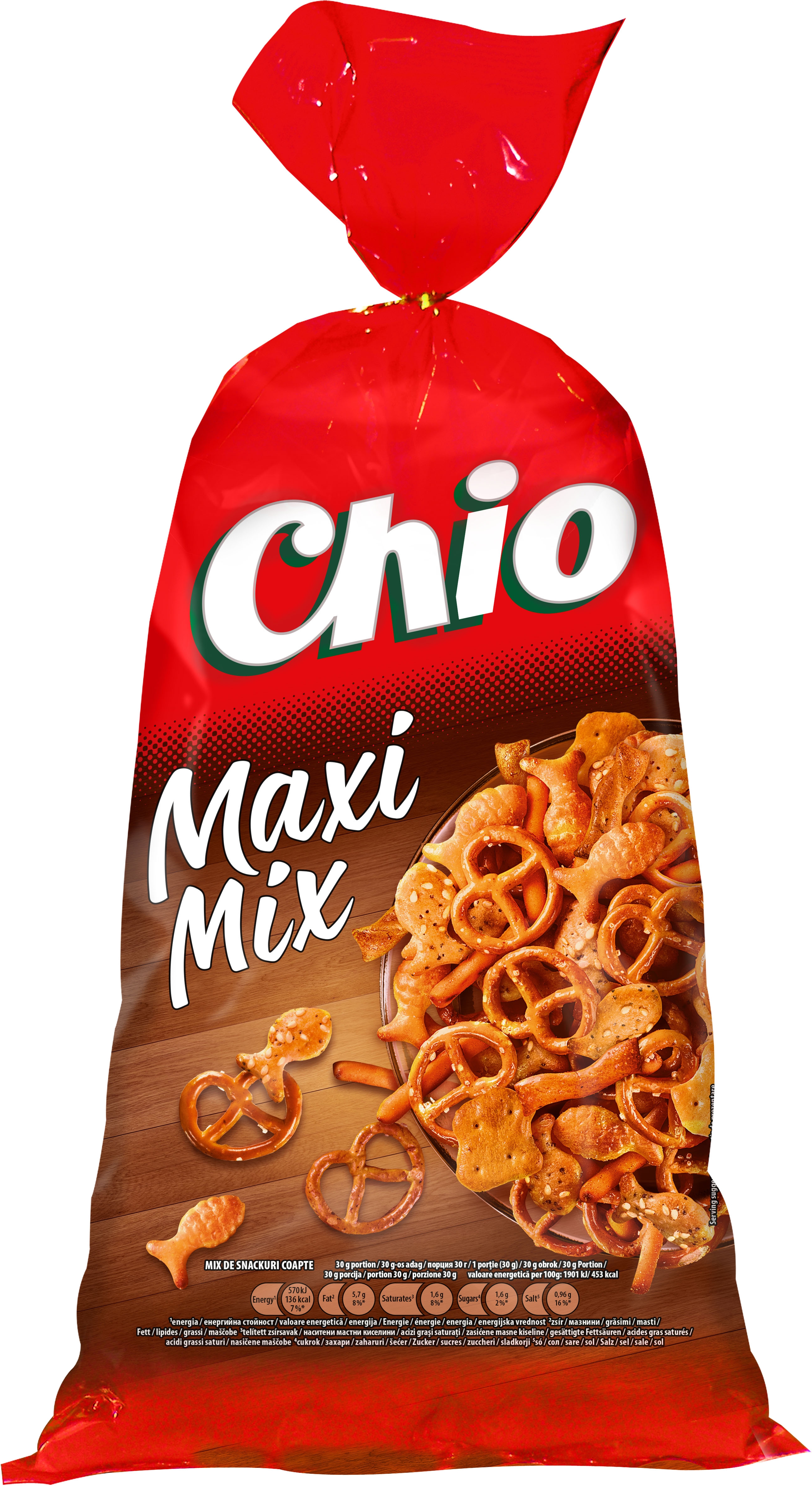 Saratele Chio Maxi Mix covrigei si biscuiti, 750g - BNB