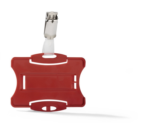 Suport de card 54 x 85 mm rosu 25 buc/set Durable - BNB