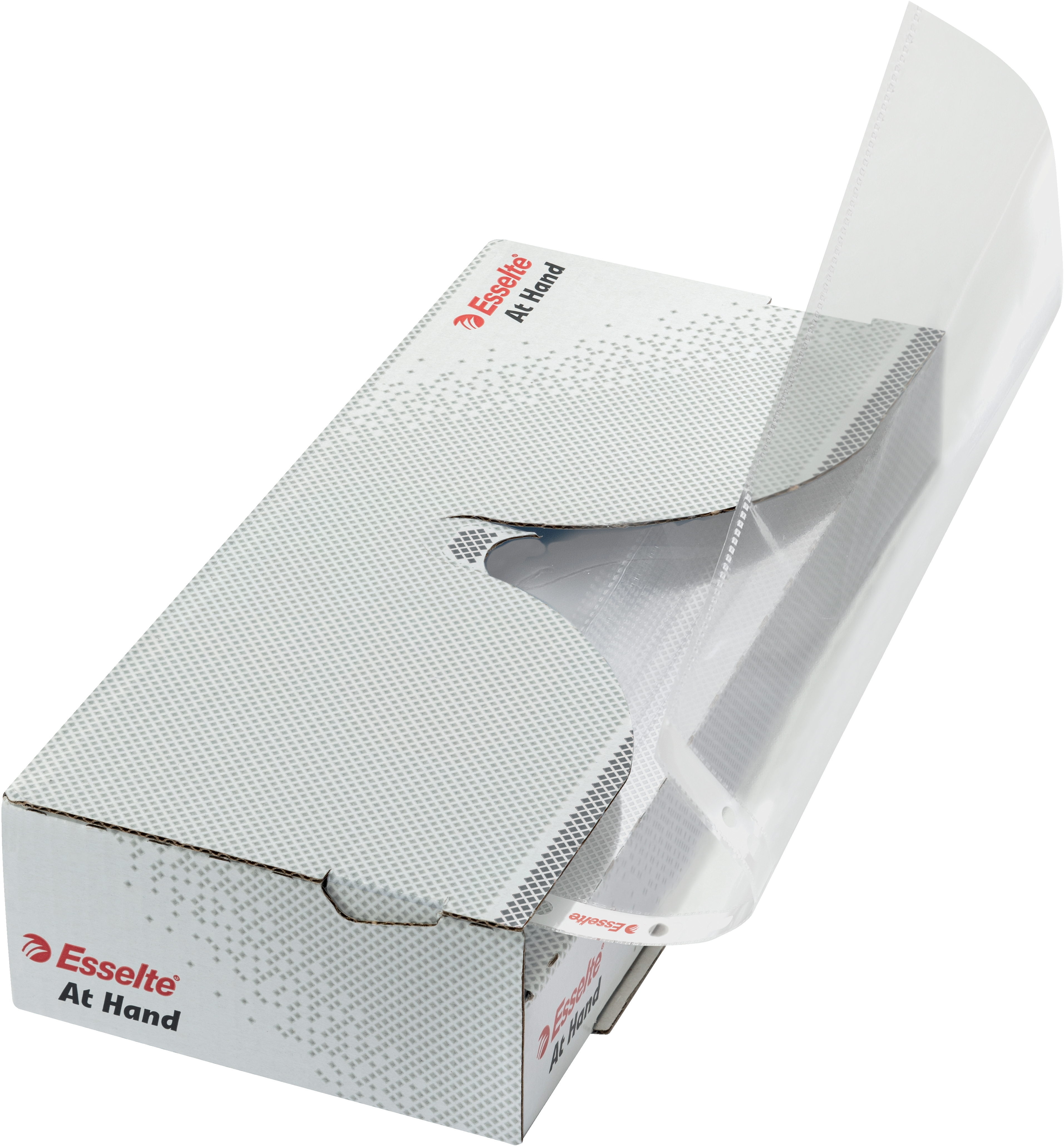 Dispenser folii de protectie, A4, cristal, 55 microni, 40 buc, Esselte ...