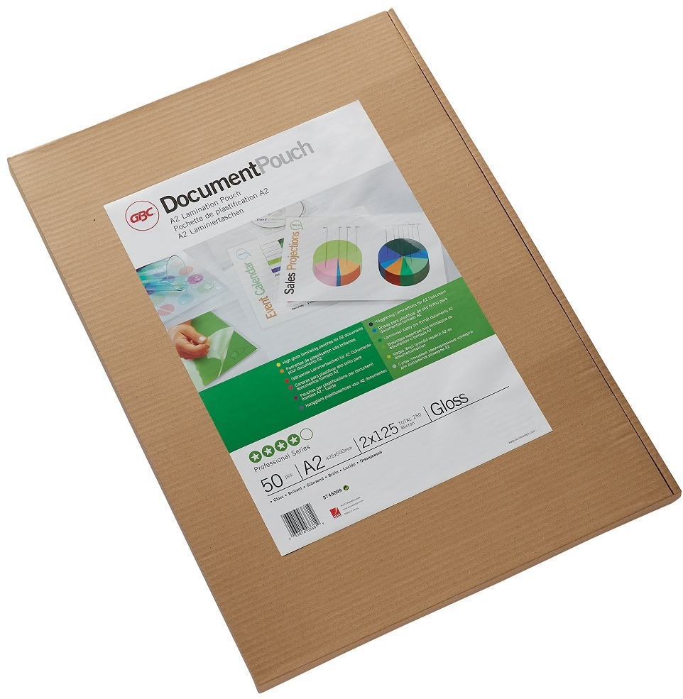 Folie laminare GBC, la cald, A2, 125 mic, 50 buc/set - BNB