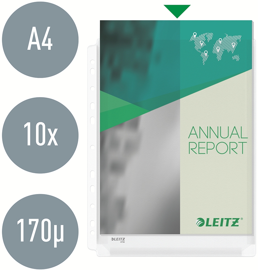 Folii de protectie A4 Jumbo 170 microni 5 buc/set Leitz - BNB