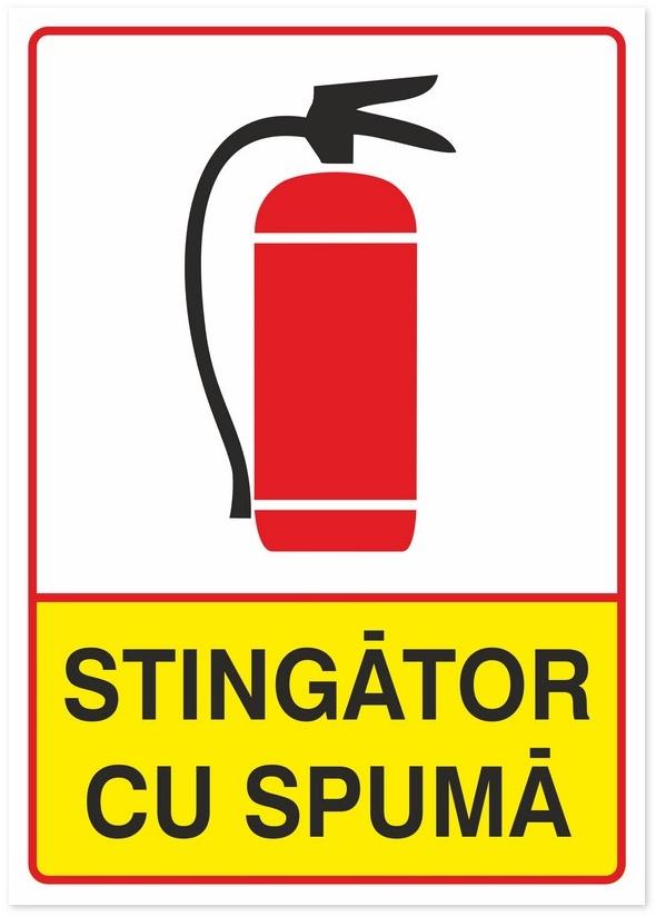 Indicator Stingator cu spuma, 105x148mm - BNB