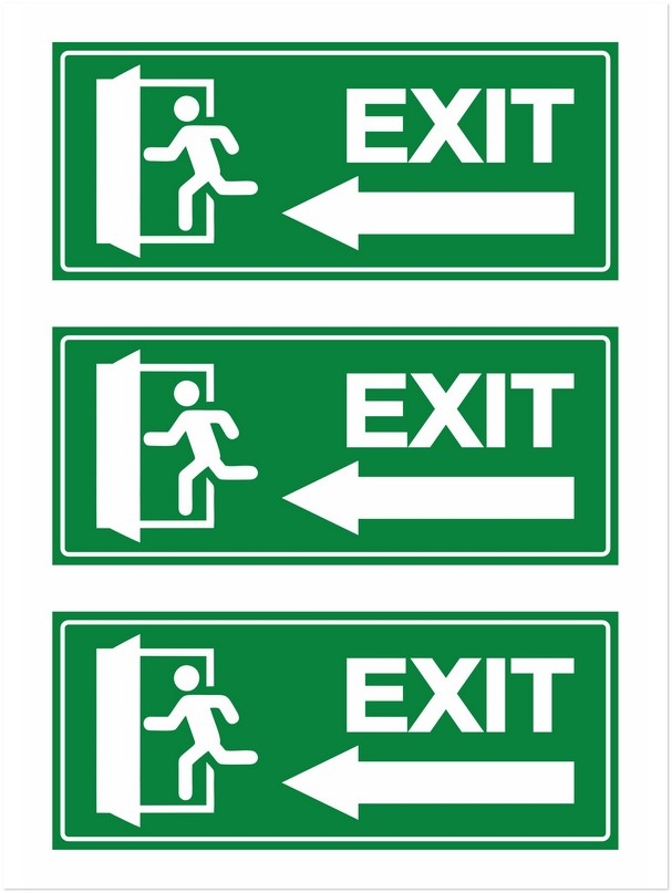 Indicator Iesire stanga, 210x297mm - BNB