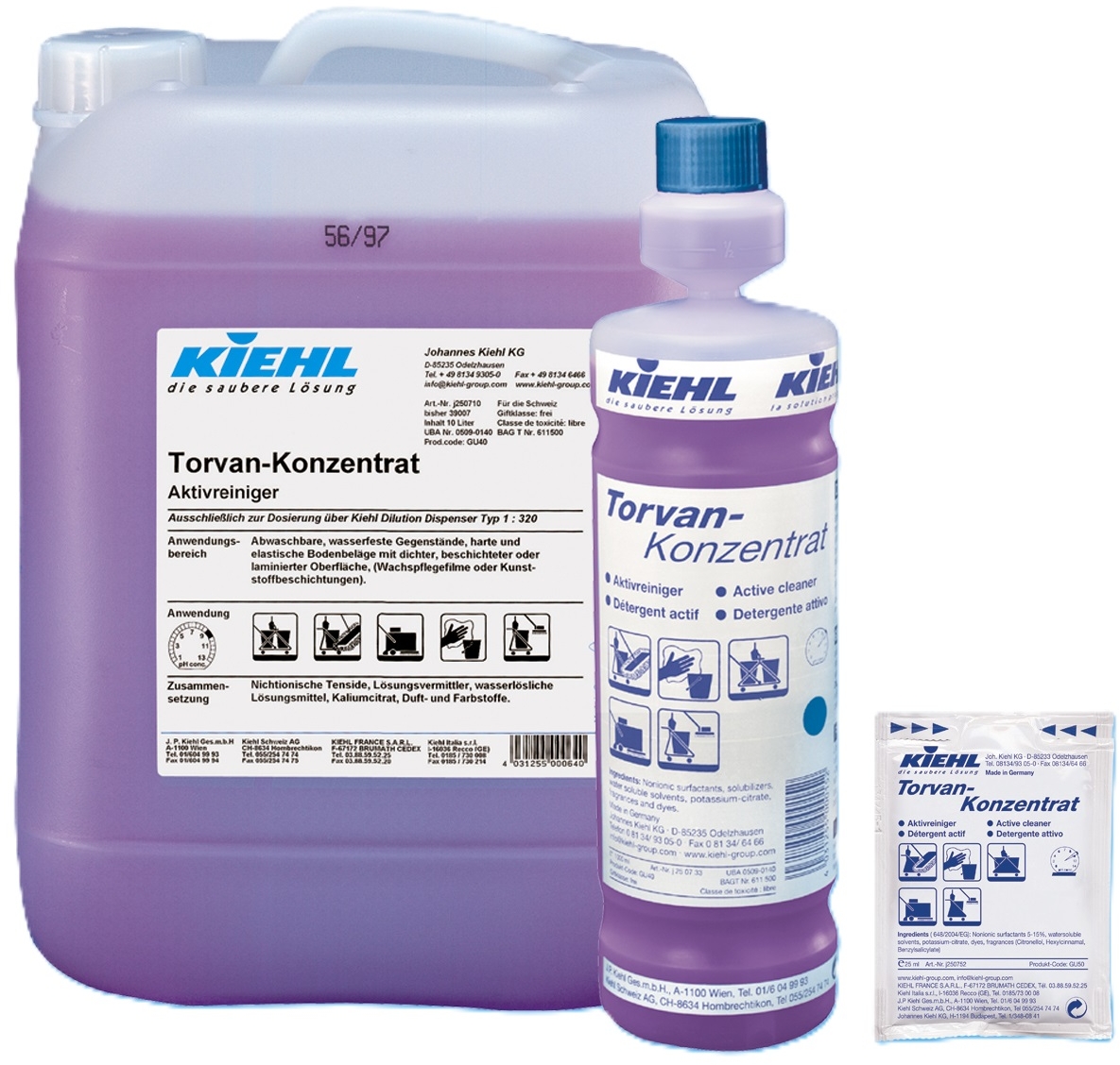 Detergent universal pentru suprafete Torvan concentrate 10 L Kiehl - BNB