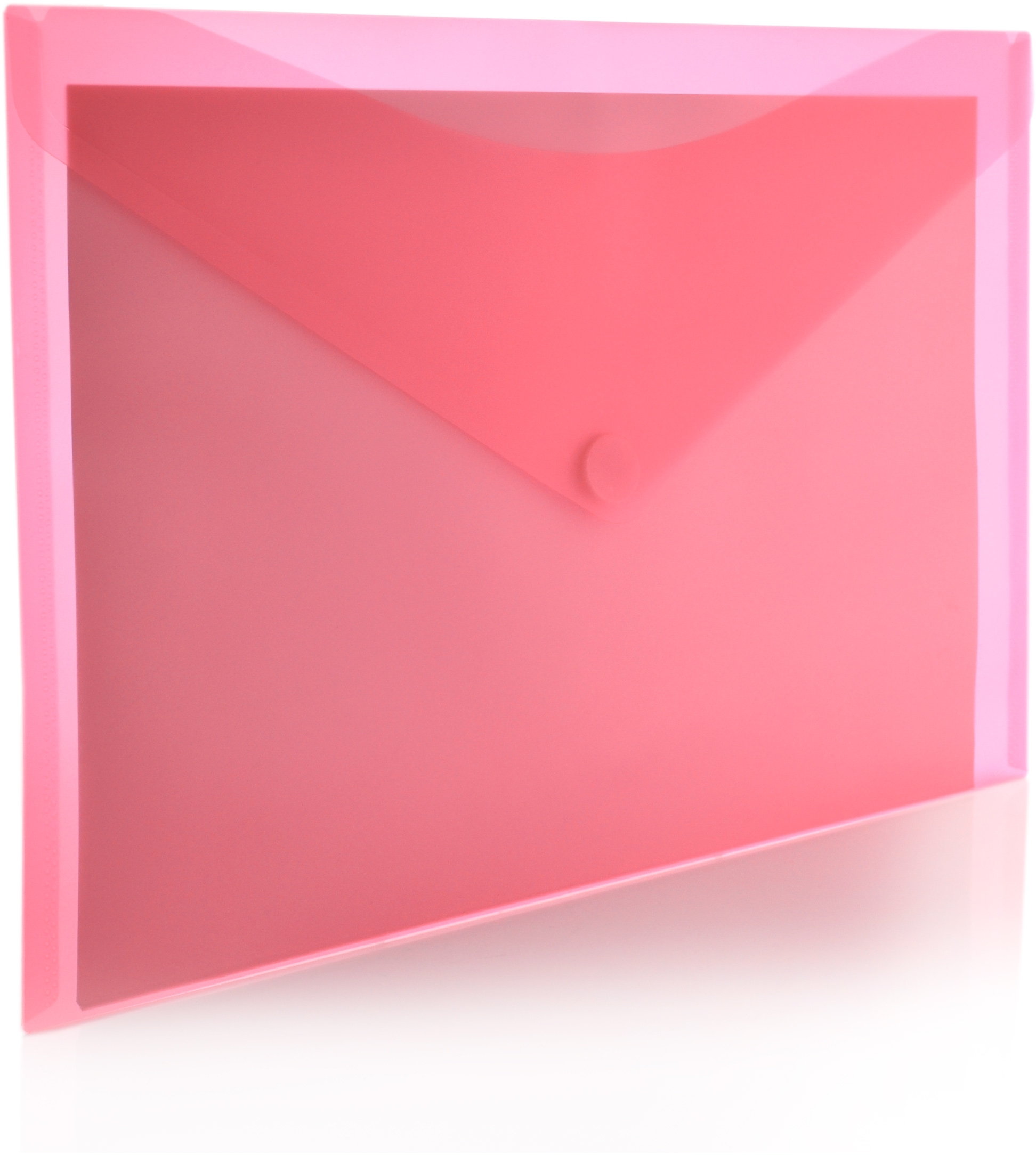 Mapa plastic Office box, A3+ prindere tip arici, in V, rosu - BNB