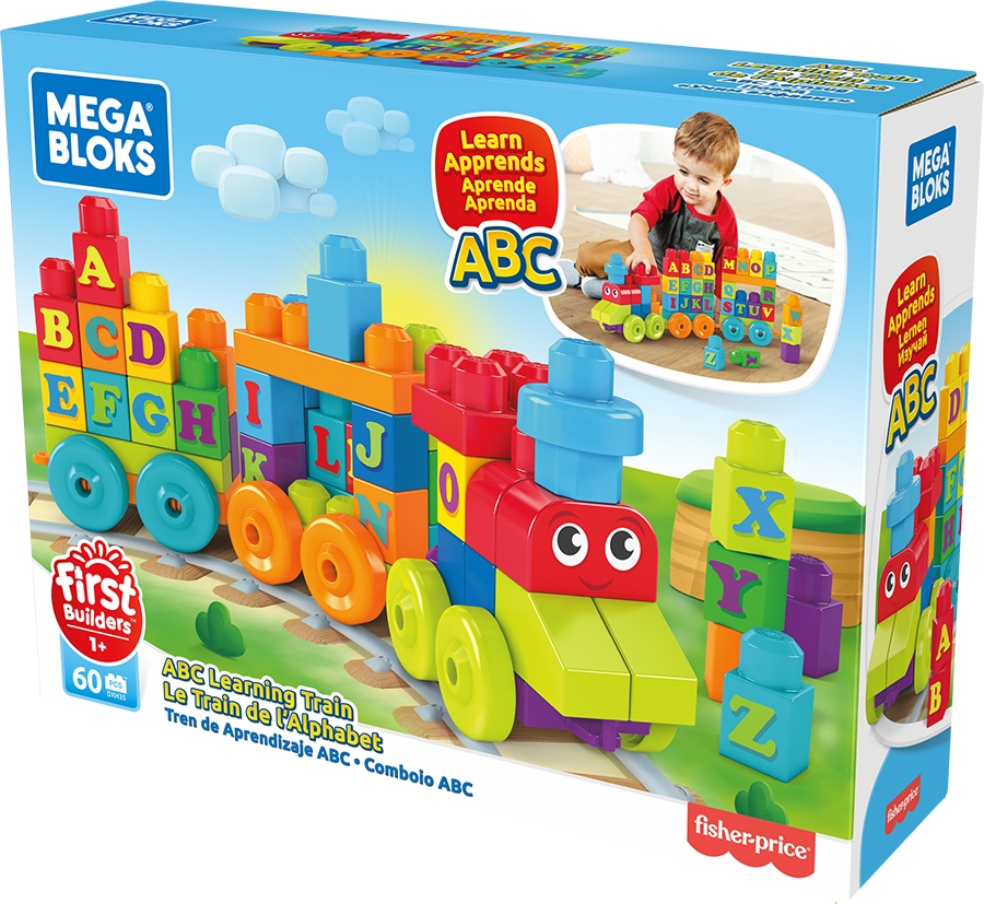 Trenul abc Mega Bloks - BNB