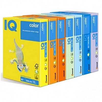Hartie copiator IQ Color intens A4 80g/mp, 500 coli/top, Mondi - BNB