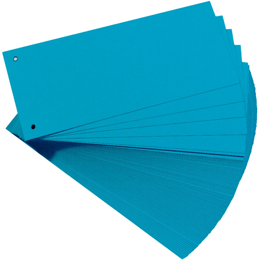 Separator C7 carton 160 gr, albastru, 100 buc/set - BNB