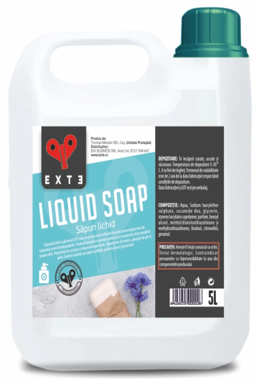 Sapun lichid 5 L alb Exte - BNB