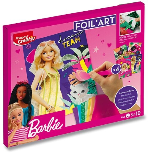 Set Maped Barbie Foil Art - BNB
