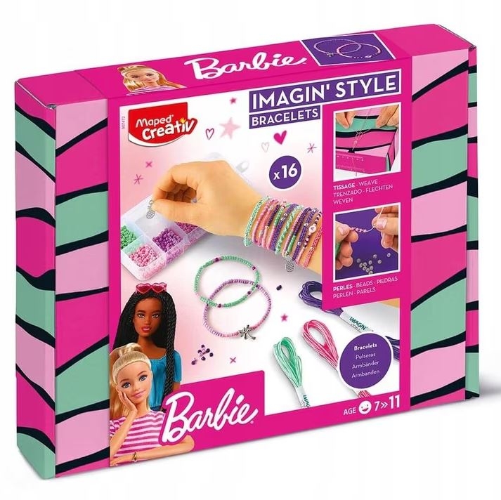 Set creativ pentru copii, Maped Creativ barbie, Multicolor - BNB