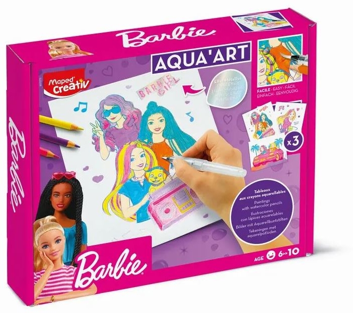 Set Maped Barbie Aqua'Art - BNB