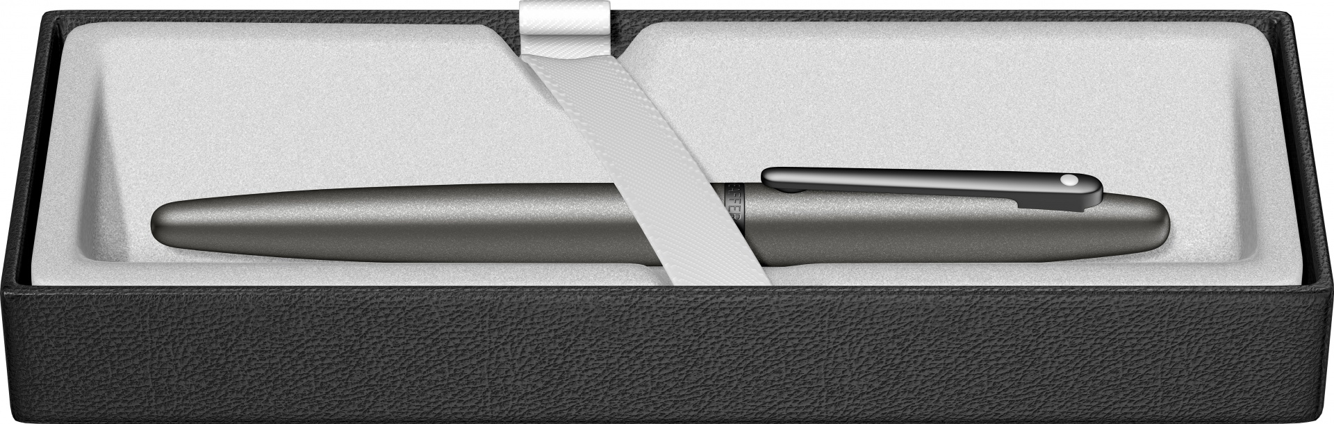 Stilou Matte Gun Metal Gray BT, VFM, penita F, Sheaffer - BNB